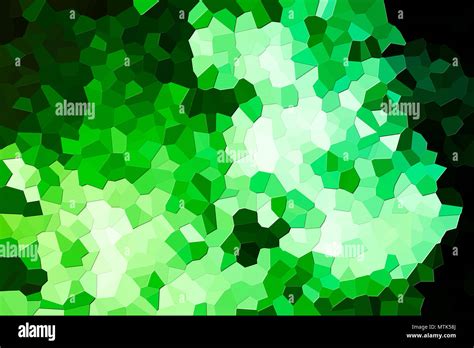 Colorful Abstract Geometrical Composition Geometric Pattern From Green