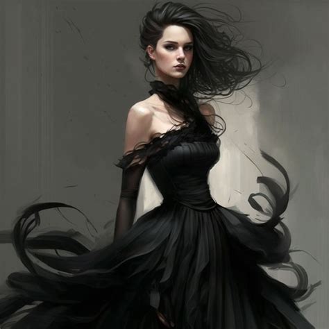 Long Cool Woman In A Black Dress 3 By Obsidianplanet On Deviantart