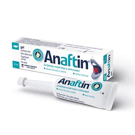 Anaftin Gel Za LijeČenje Lezija U Ustima 8ml Ljekarne Plantak