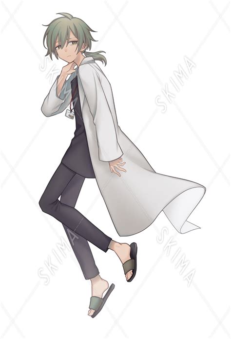 白衣を着た男性【表情5種】 Skima（スキマ）