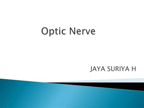 Optic Nerve Pptx