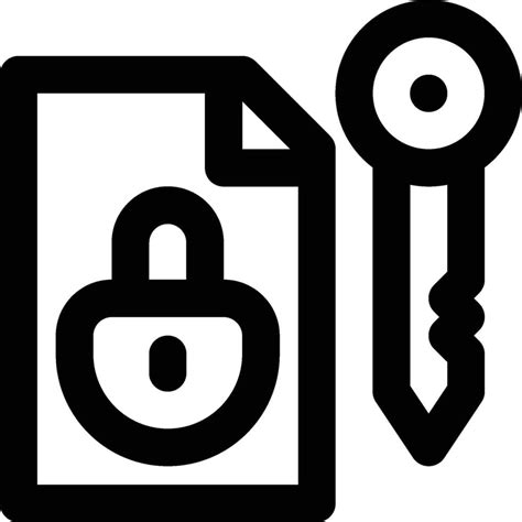 Encryption Encrypted Data Outline Icon 56508354 Vector Art At Vecteezy