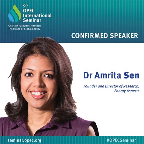 Opec 🗣️confirmed Speaker The 9th Opec International Seminar