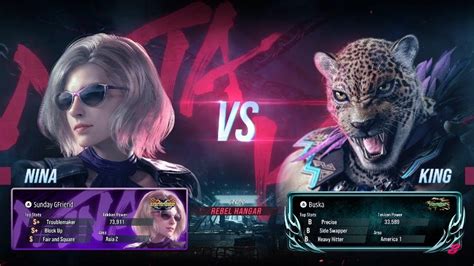 We Have Beef Nina Vs King Tekken 8 Youtube