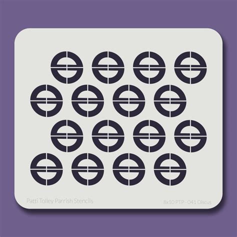 8x10 Ptp 171 Animal Stencil Istencils