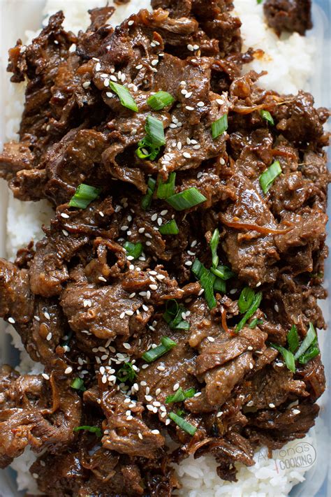 Authentic Korean Beef Bulgogi Authentic Recipe Alyonas Cooking