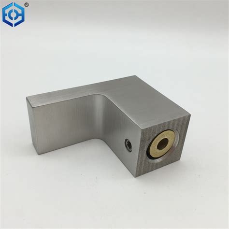 Solid Stainless Steel Bathroom Glass Door Handles Single Side Shower