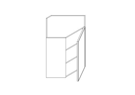 Wdc2430 Classic White Wall Diagonal Corner 24 X 30 Rta Frameless