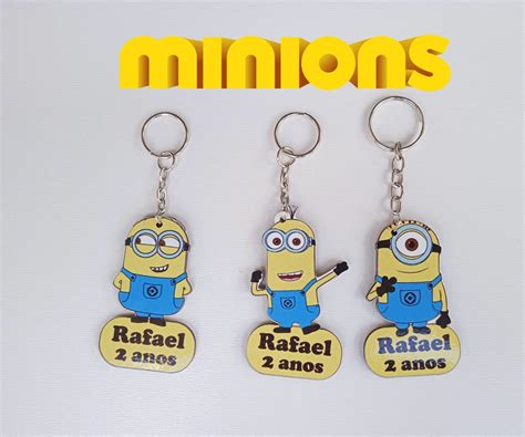 Chaveiros Dos Minions 50 Unid Brinde Elo7 Produtos Especiais