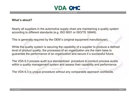 Vda 6 3 Ppt Pdf