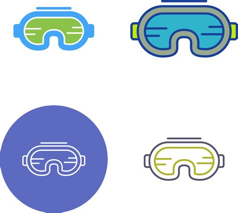 Goggle Icon Design 44168467 Vector Art At Vecteezy