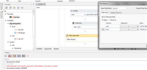 Filter Data Table With Specific Column Help Uipath Community Forum