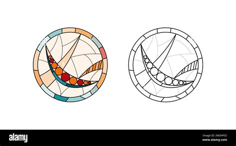 Stained Church Glass Sheet For Drawing Stock Vector Image And Art Alamy