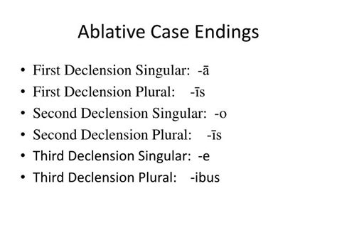 Ppt Ablative Case Powerpoint Presentation Id 5405378
