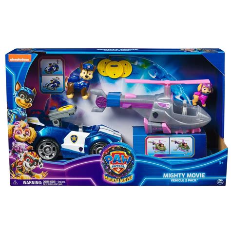 Buy Paw Patrol The Mighty Movie Chase Car With Skye Airplane Toy With