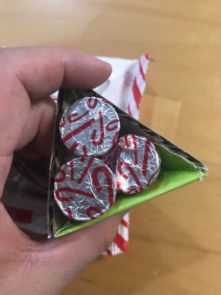 Diy Christmas Triangle Candy Box Ornament My Frugal Christmas