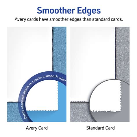 Tent Cards 35 X 11 Embossed Border 5309 Avery