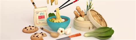 15 Hand Painted 3d Kitchen Assets Flippednormals