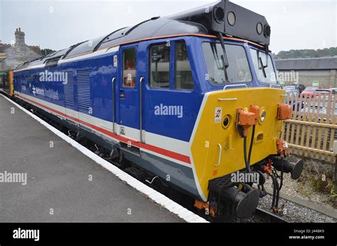 British Rail Class 50 Diesel Engine D426 Indomitable At Swanage Station