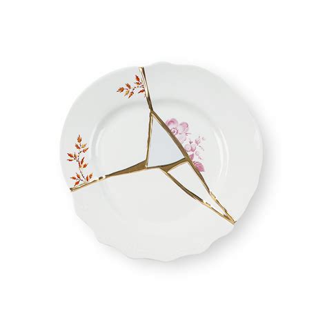 Kintsugi Small Dinner Plate 2 Plate Art Japonais Assiette