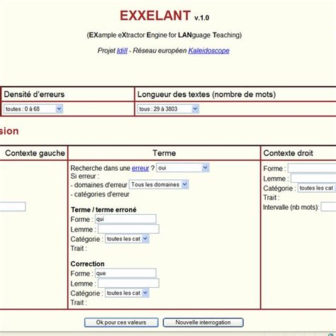 Search For Errors Concerning The Confusion Between Qui And Que As A