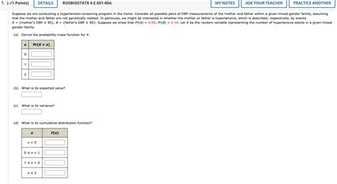 Solved Gender Family A Derive The Probability Mass Chegg Com