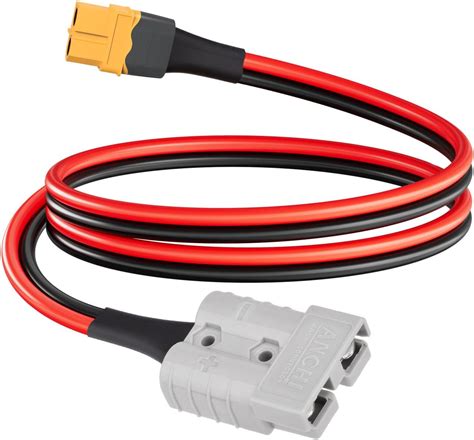 Elfculb Sb50 To Xt60 Female Cable 10awg 2ft For Power Stations 50a Battery Quick