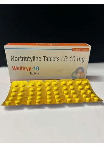 Nortriptyline 10 Mg Tablet At Rs 86 Box Gabapentin And Nortriptyline Tablets In Panchkula Id