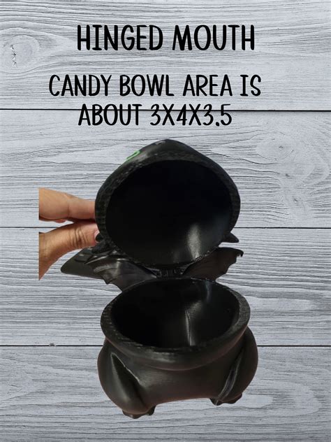 Toothless Candy Holder 3d Printed Finished Product 20250