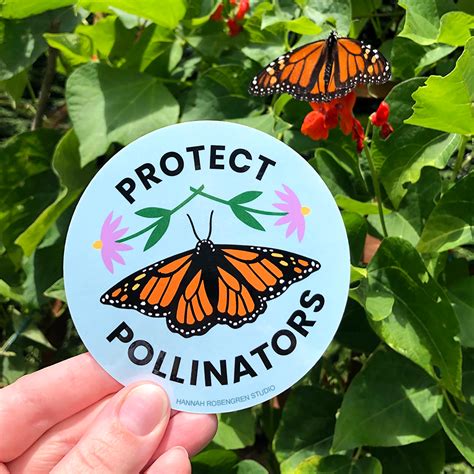 Protect The Pollinators Sticker The Herb Shoppe