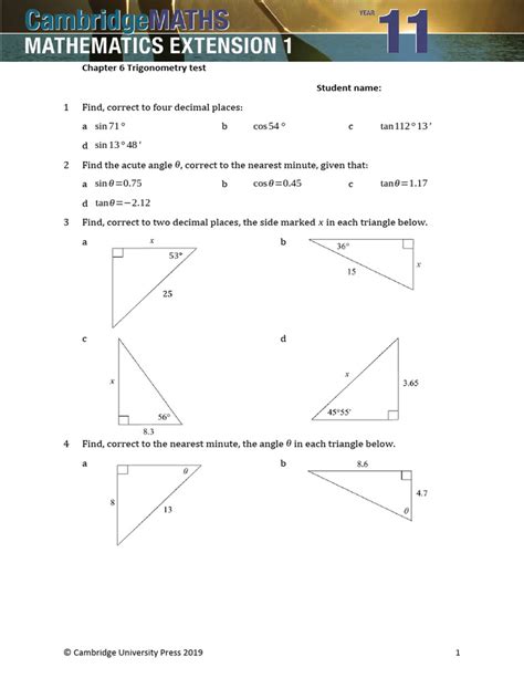 Chapter 6 Test Edited Pdf Geometry Mathematical Analysis