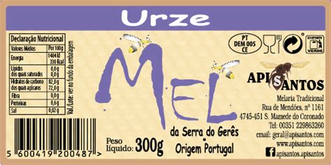 Mel Urze 1000 Gramas