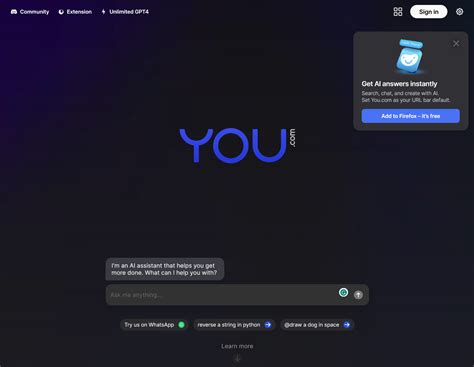 phind the ai powered search engine for developers be on the right