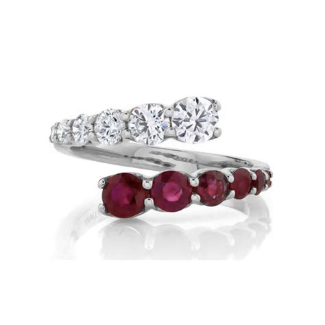 Classic Diamond And Ruby Ring Temple And Grace Canada