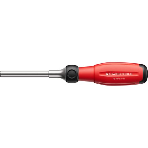 Pb Swiss Swissgrip Evo Ratcheting Bit Screwdriver Magnetic 100 Mm Pb