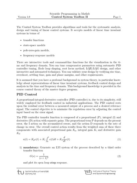 Control System Ii Pdf Control Theory Applied Mathematics