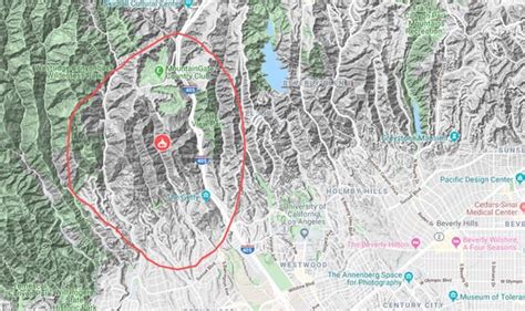 Getty Fire Evacuation Map New Blaze Ravages La Evacuations School And Road Closures World