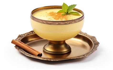 Premium Photo Refreshing Mango Lassi Delight On White Background