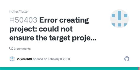 Error Creating Project Could Not Ensure The Target Project Location Exists And Is Accessible