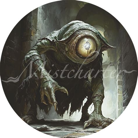 Nothic Game Tokens For Vtt And Ttrpg Mistcharter Maps