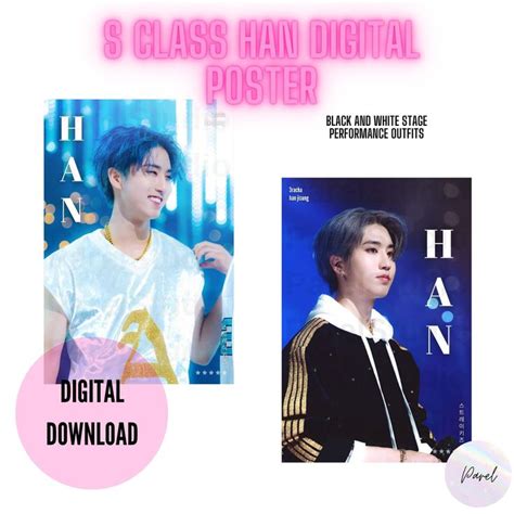 Skz S Class Han Poster Han Jisung Stage Performance Poster Digital
