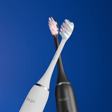 Sonic Toothbrush With Light Therapy Red And Blue Light Therapy Biolight