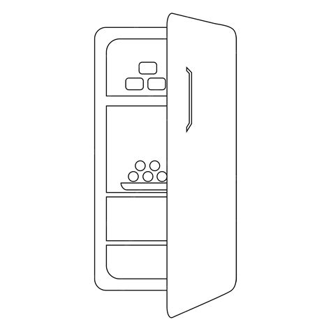 Premium Vector Refrigerator Icon Vector