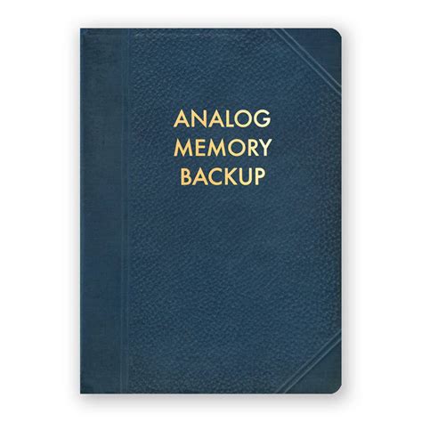 Analog Memory Backup Journal Medium Shangri La Lane Llc