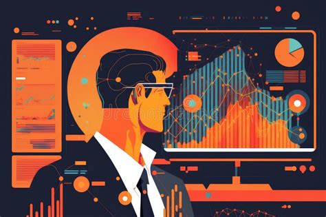 person using machine learning to analyze data and make predictions for