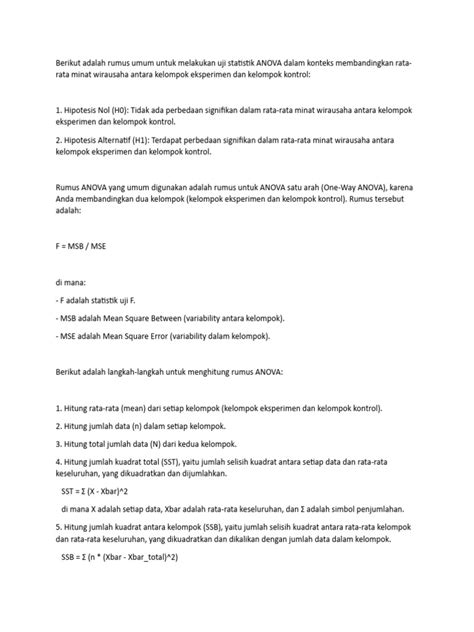 Rumus Anova Pdf