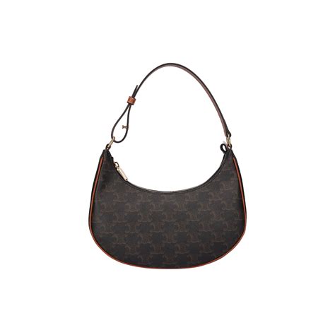 셀린느 193952bzj 아바백 트리옹프 캔버스 카프스킨 탄 Celine Boutique Kream