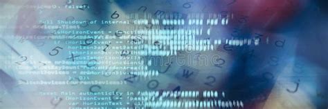 Blue Code Stock Illustration Illustration Of Words 110614131