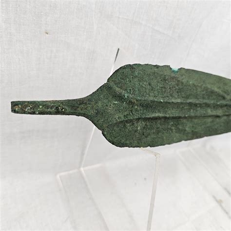Large Circa 1500 Bc Bronze Age Spear Head Sally Antiques