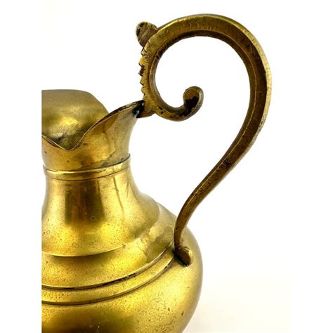 Vintage Solid Brass Small Pitcher Chairish